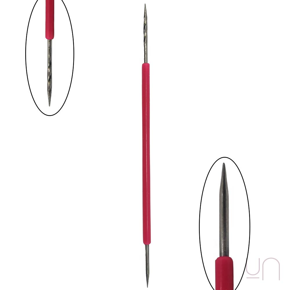 Palito Bastão Isis Cutelaria c/ silicone rosa - Escorrega o Preço