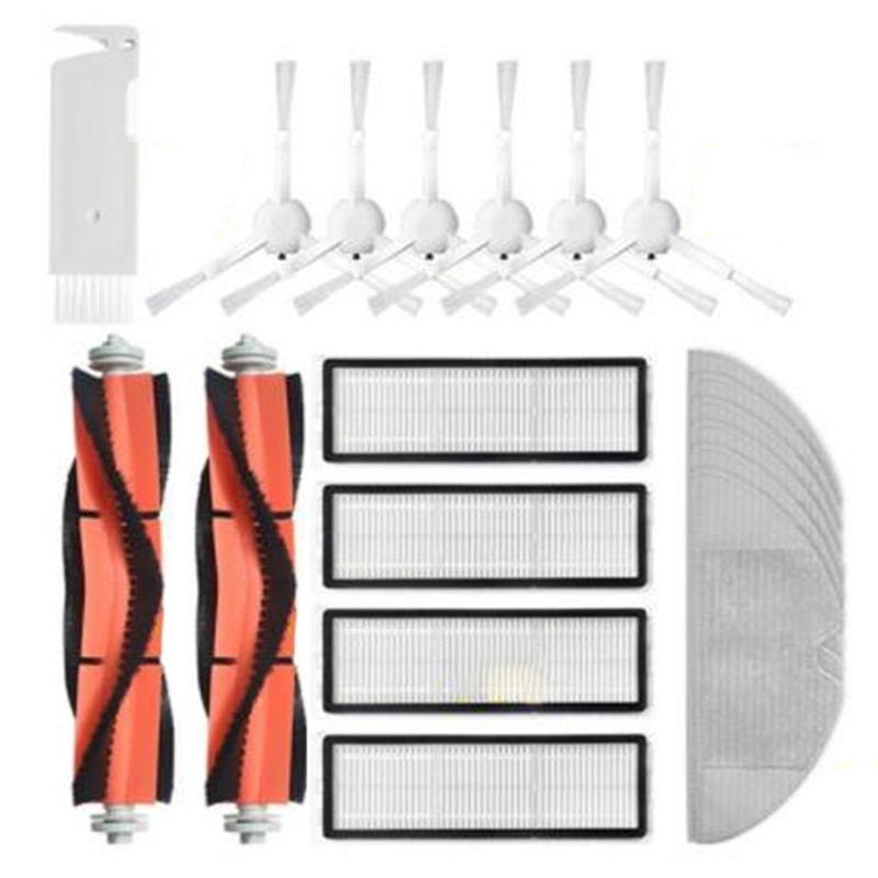 HOT ! Rolo Principal Side Brush Hepa Filtro Para Xiaomi 1C 2C Varredora ...