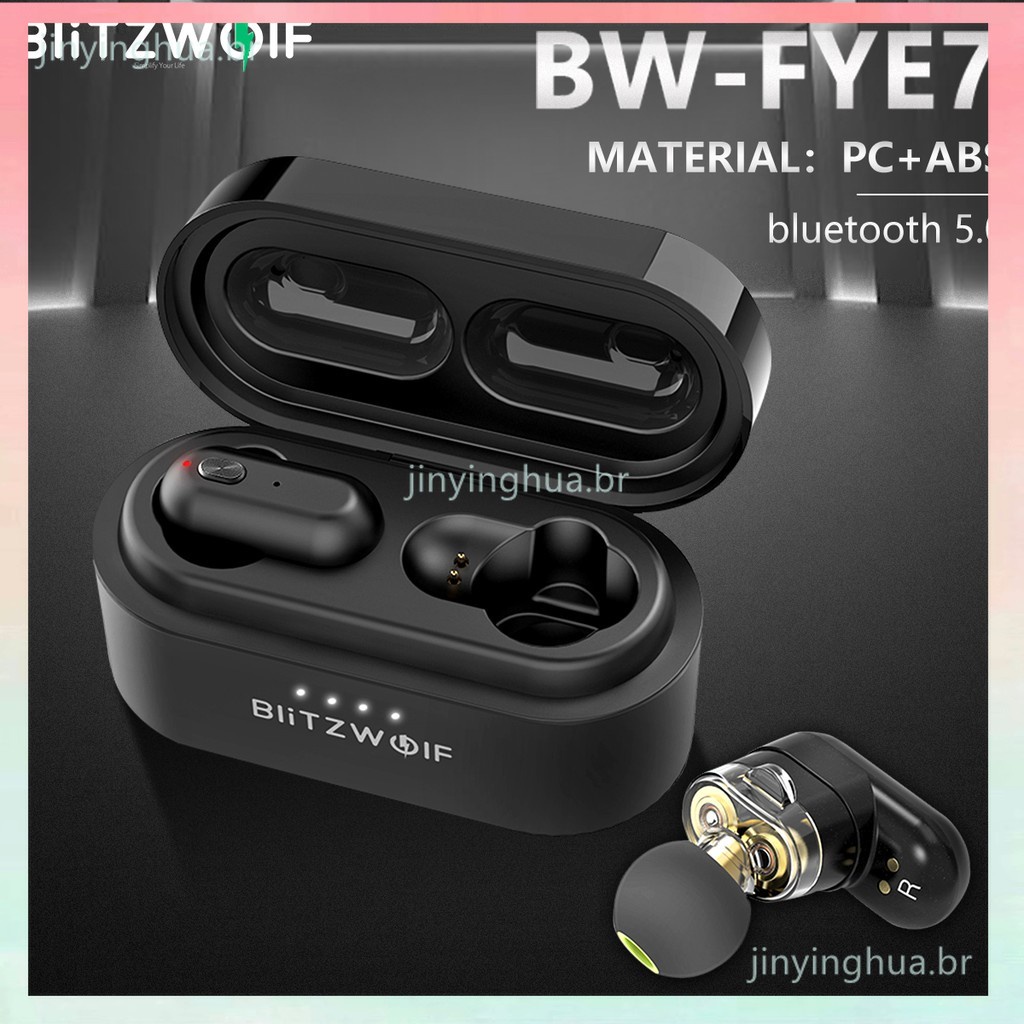 New Buyer Exclusive Estéreo Blitzwolf® BW-FYE7 TWS com Grave Pesado ...