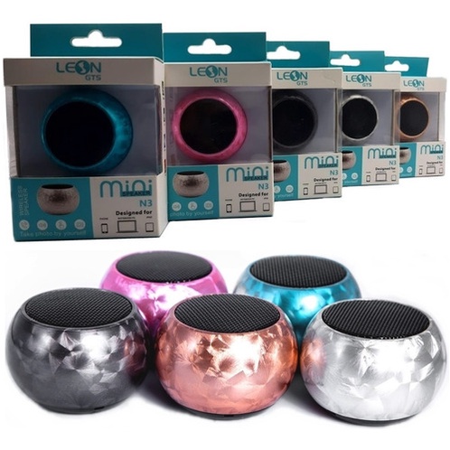 Caixa de som mini - Leon GTS mini | Shopee Brasil