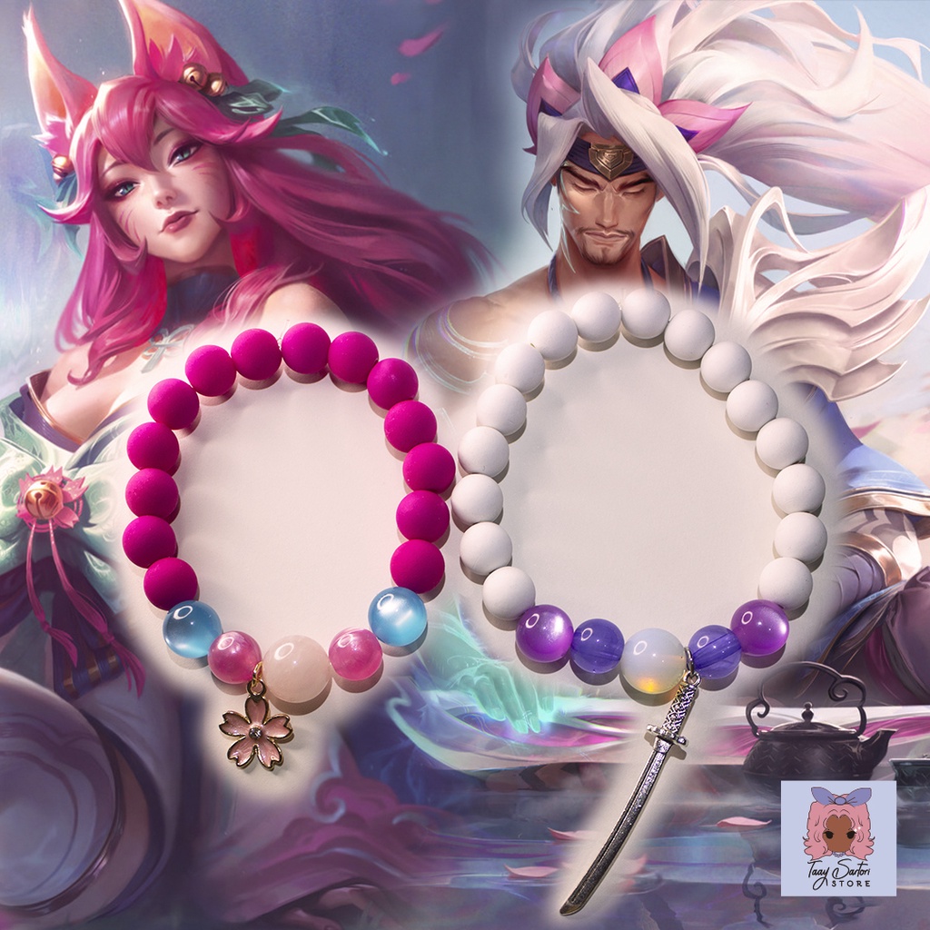 Pulseiras Ahri e Yasuo - league of legends | Shopee Brasil
