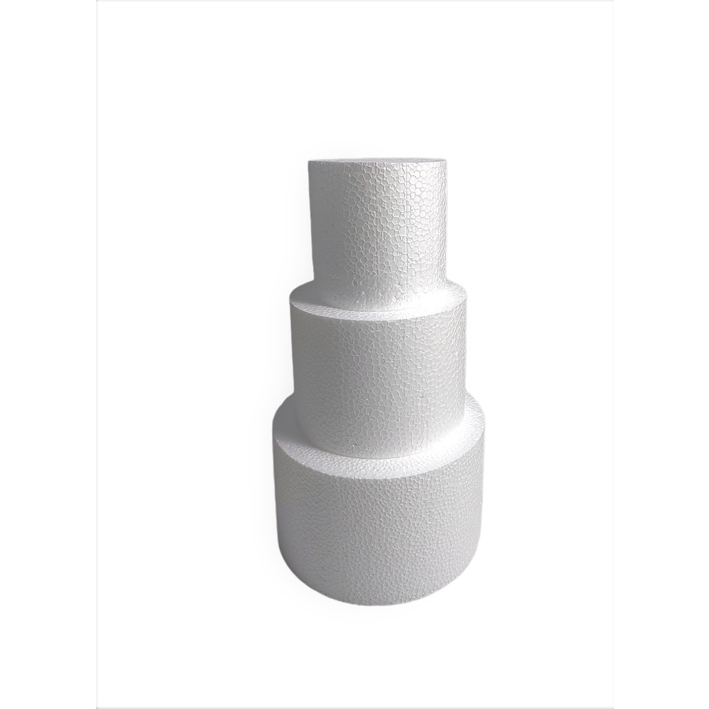 Base Bolo Fake Falso Isopor 15x20x25 Cm C/15 Cm Espessura | Shopee Brasil