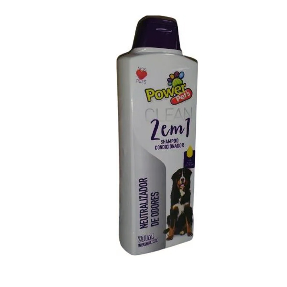 Shampoo PowerPets Neutralizador de Odores para Cães e Gatos 700ml ...