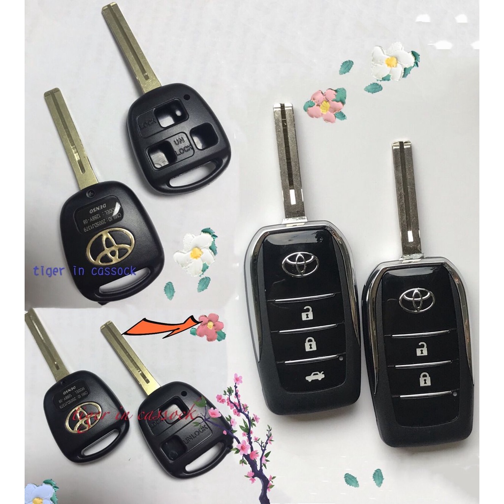 Maravilhoso modied TOYOTA Chave Invólucro Para Atualizar LEXUS Rx300 ...