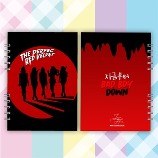 Red Velvet Bad Boy Caderno Bullet Journal Bloco de Notas | Shopee Brasil