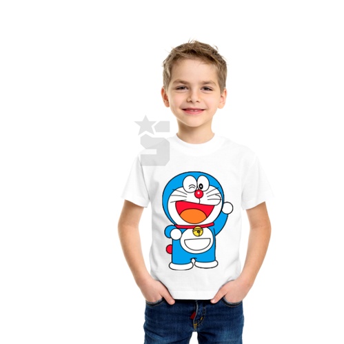 Camiseta Doraemon Anime Mangá Otaku Japão dora e mon infantil Camisa ...