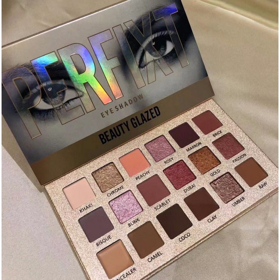 Paleta de Sombras Perfixt Perfect Mix - Beauty Glazed 18 cores | Shopee ...