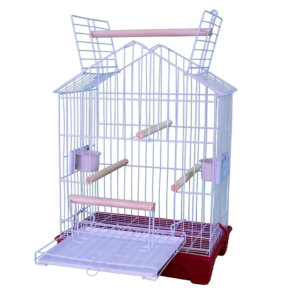 Gaiola para Calopsita Porta e Teto com Poleiro Capela - Escorrega o Preço