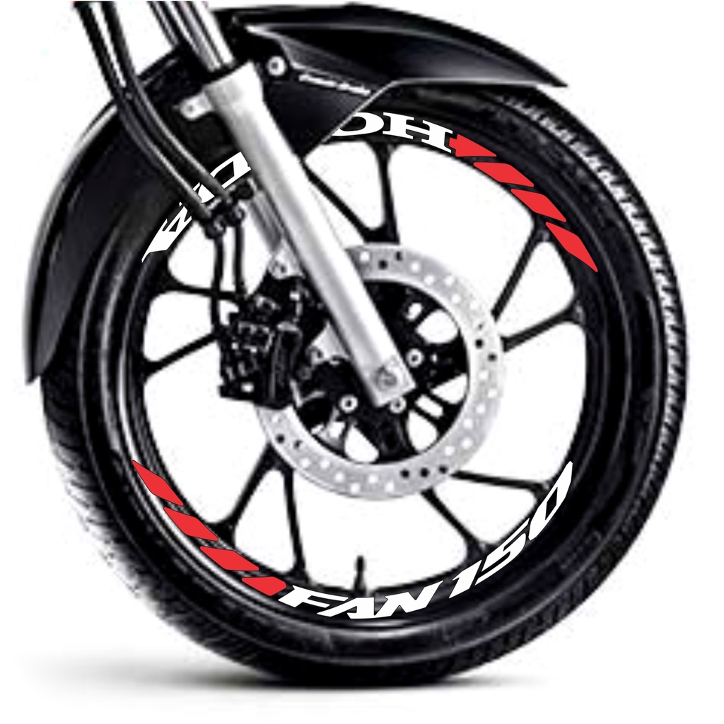 Adesivo Fan 150 Para Roda 8 Unids Grande Detalhe Colorido | Shopee Brasil