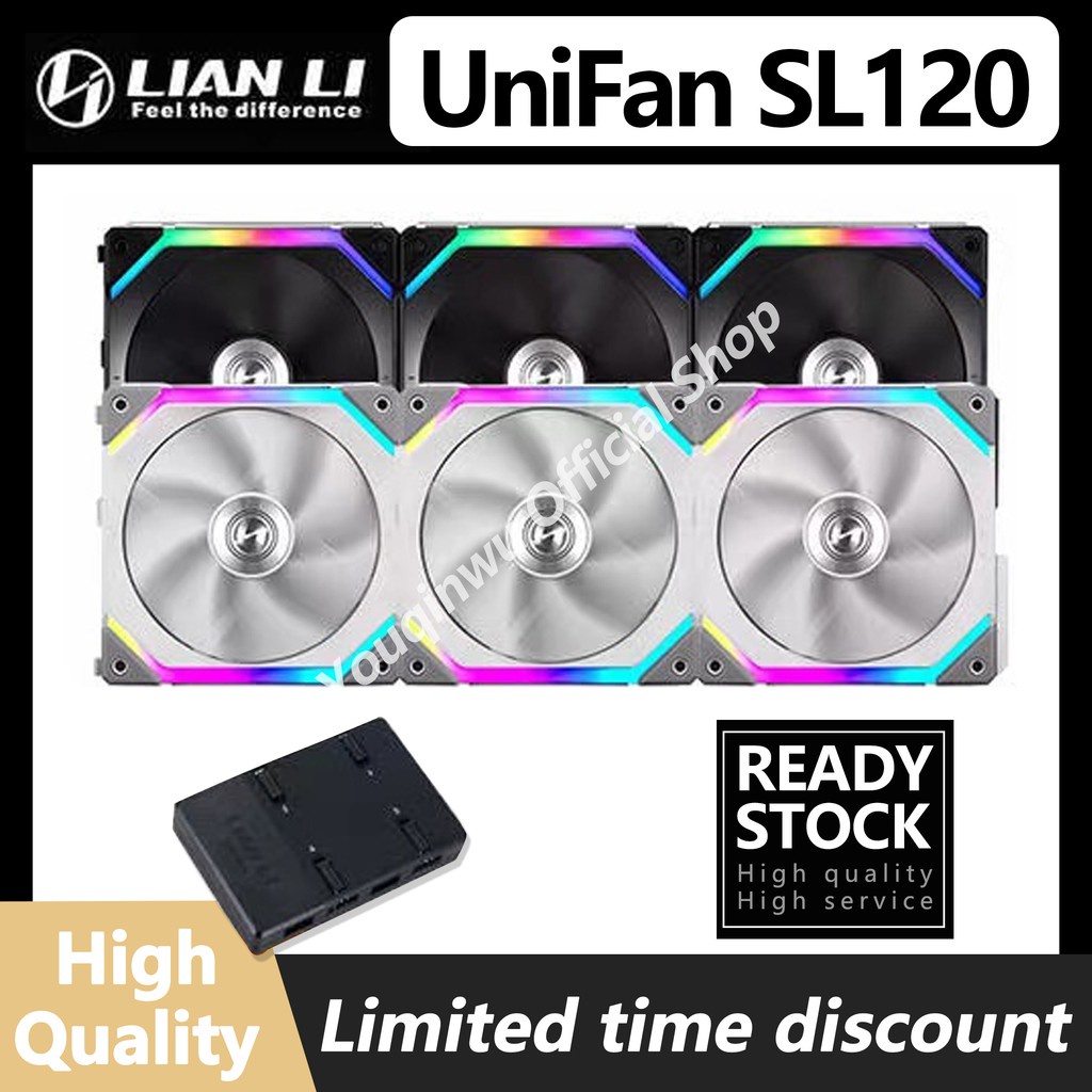 Lian Li Unifan SL120 RGB Uni Fan With Controller | Shopee Brasil