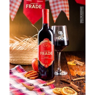 Kit Com 5 Vinho Do Frade Bordo Suave 750 Ml | Shopee Brasil
