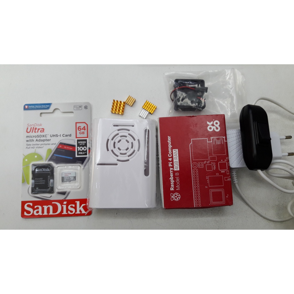 kit raspberry pi 4 model b de 4gb! | Shopee Brasil