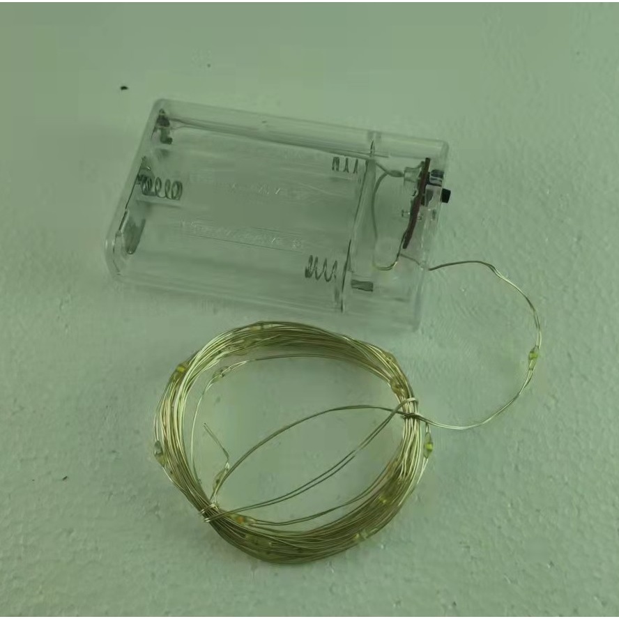 Fio de Fada Fio de Led 3m Colorido Pisca Pisca 3 Pilhas Branco frio ...