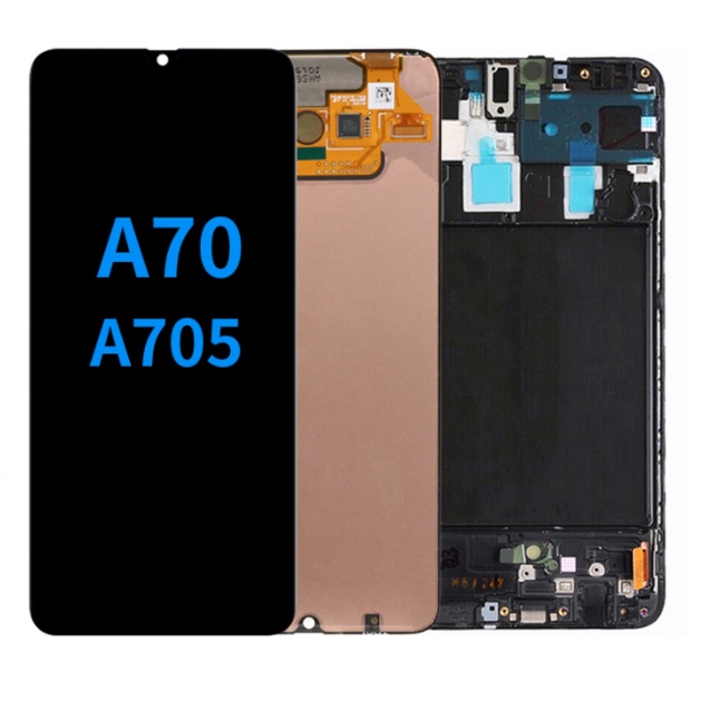 Tela Touch Display Frontal Para Galaxy A70 A705 Aro Nacional ...