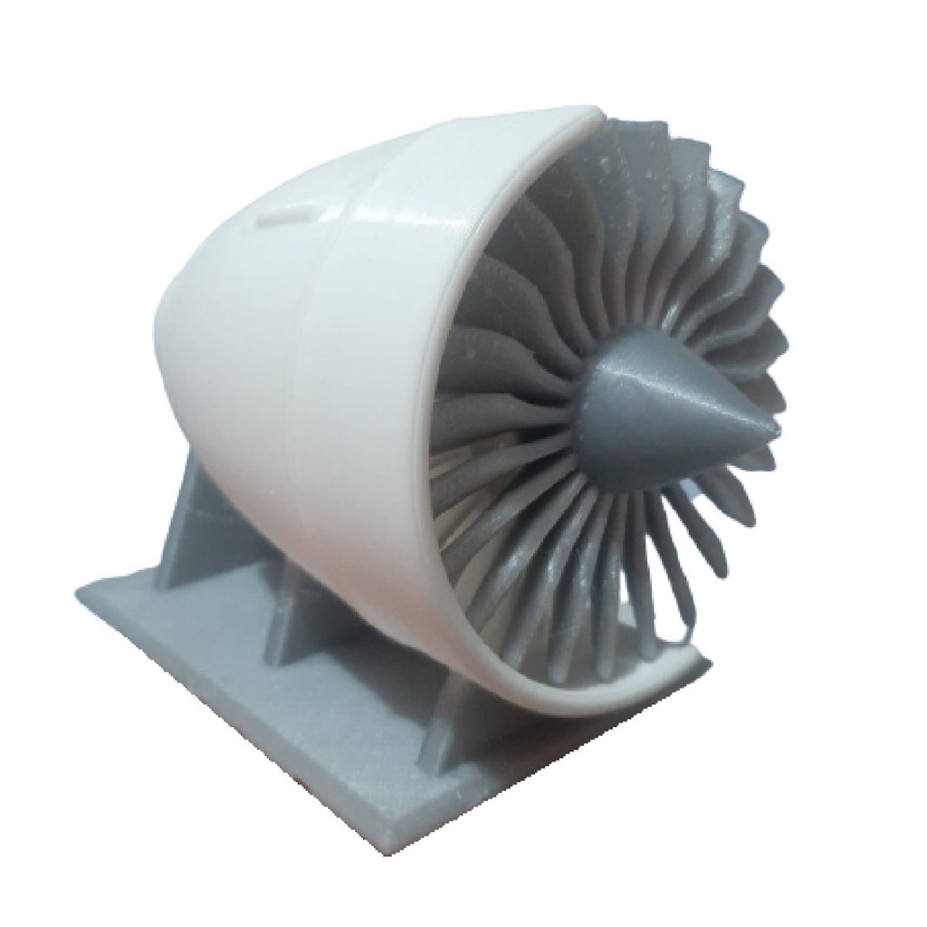 Turbina Projeto Jato Maquete Avião Miniatura GE Brinquedo - Escorrega o ...