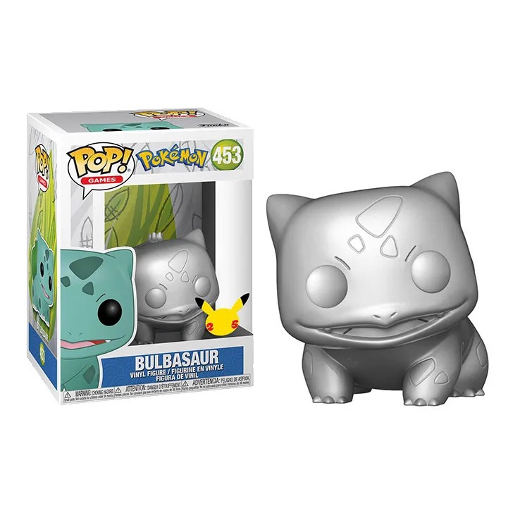 Funko Pop Pokemon Bulbasaur Metallic 453 | Shopee Brasil