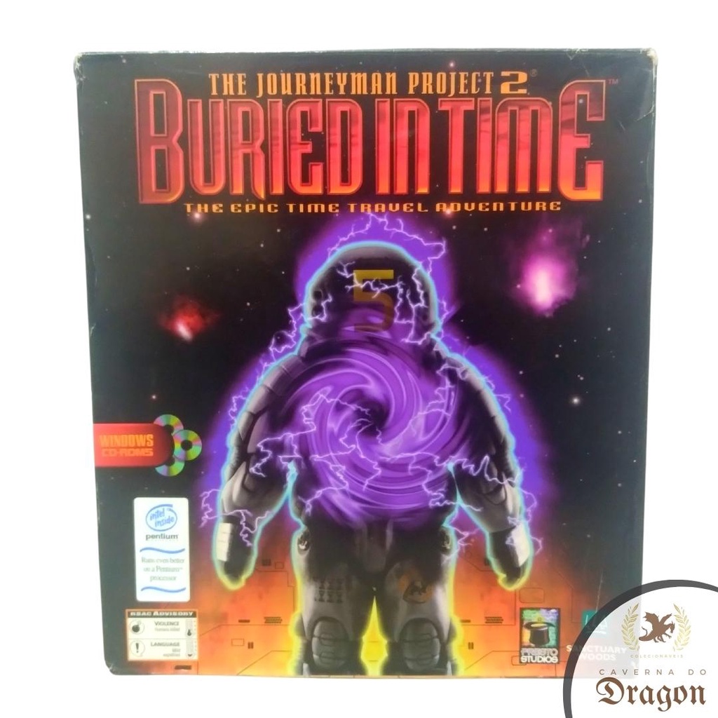 Buried in Time The Journeyman Project 2 Big Box Original PC | Shopee Brasil
