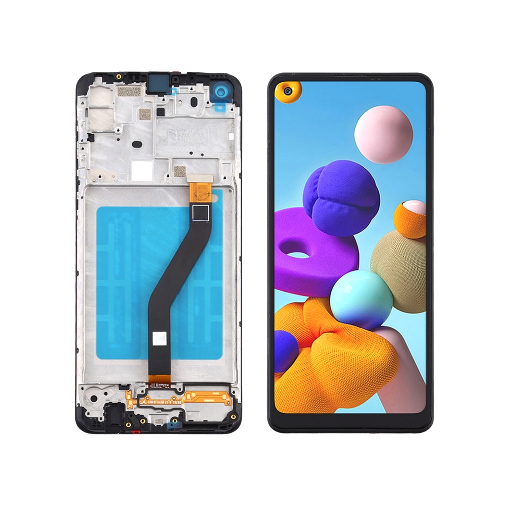 Tela Frontal Display Compatível Com Samsung A21 C/ Aro | Shopee Brasil