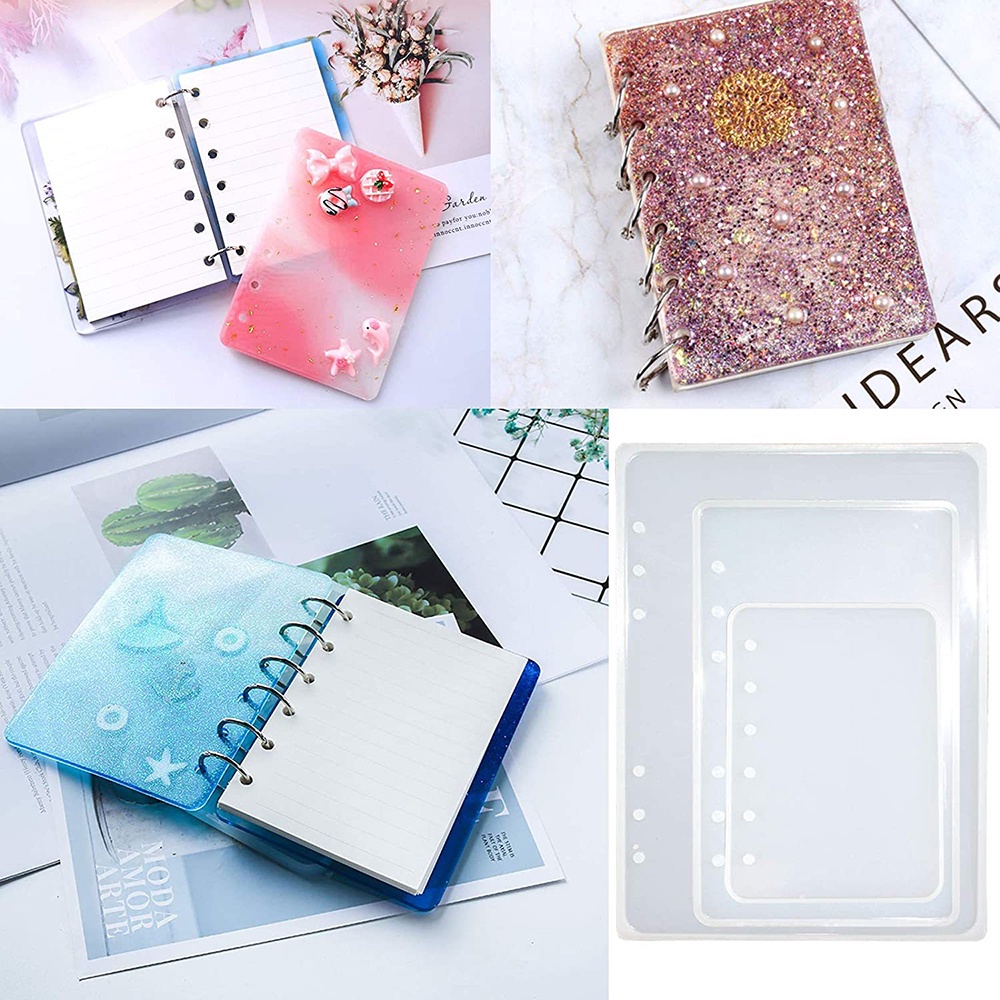 Molde De Silicone Epoxy Com Espelho Alto Para Notebook A5 A6 A7 ...