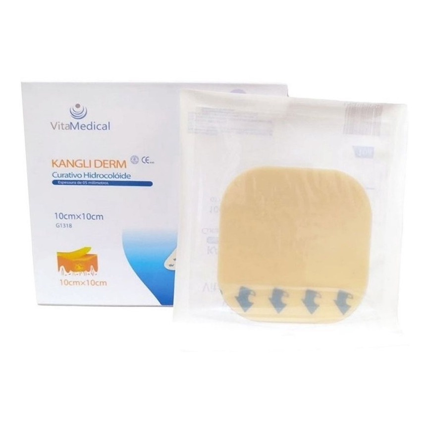 Hidrocoloide Curativo 10x10cm kit 10 unidades extra fino sem borda ...