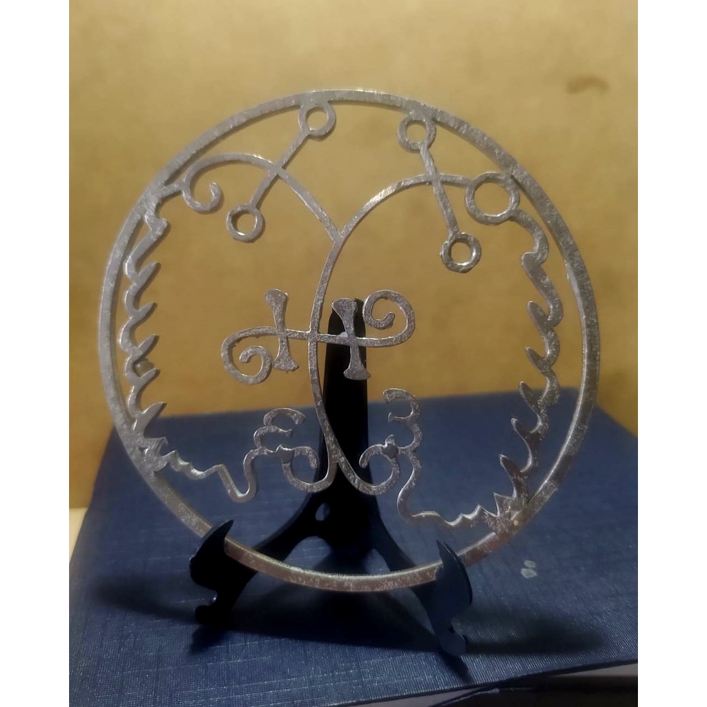 Sigilo Selo de Evocação Goetia Seere em estanho puro 10x10cm | Shopee ...