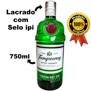 Gin Tanqueray London Dry 750ml 02 Unidades Original Importado Lacrado com Selo IPI | Shopee Brasil