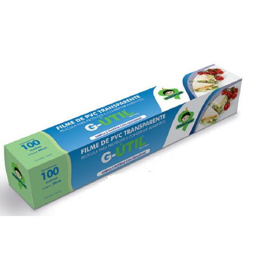 Plástico Filme Pvc Transparente 28cm X 100m. | Shopee Brasil