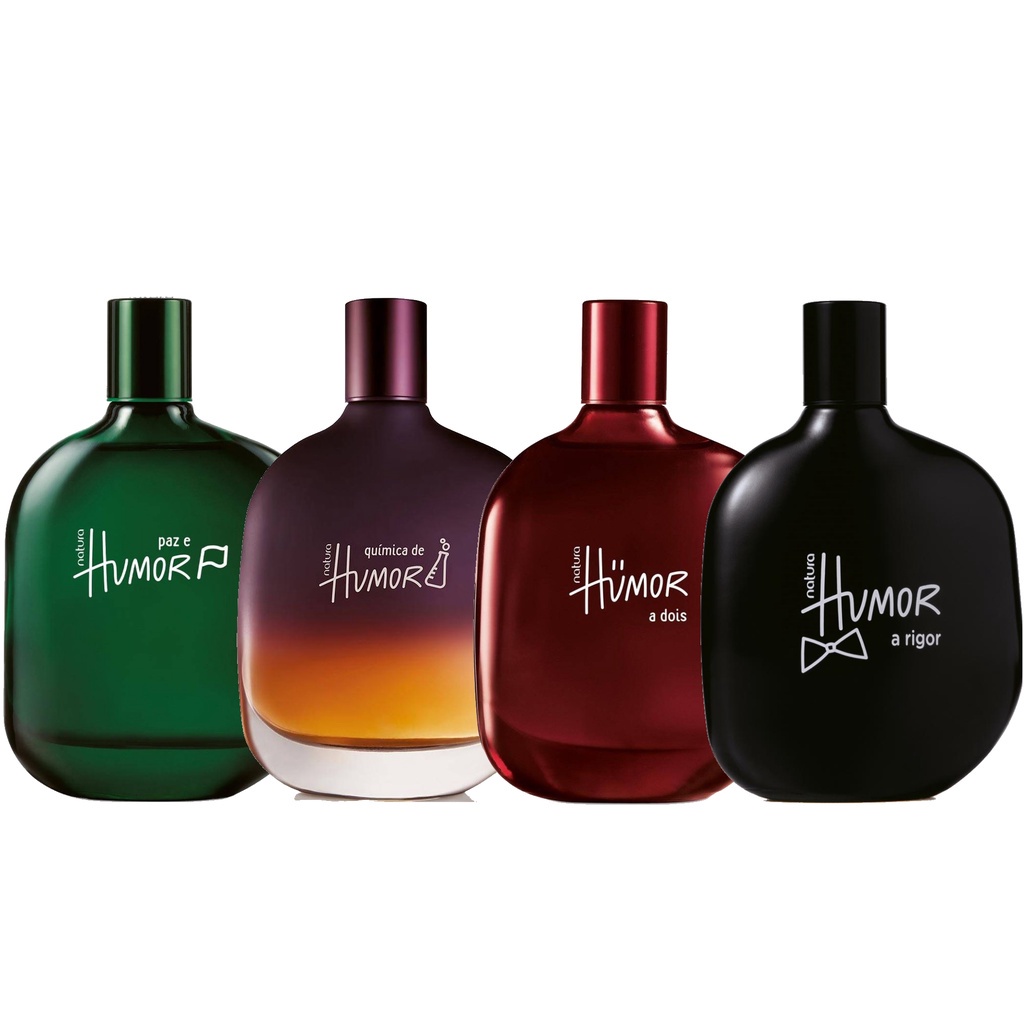 Humor masculino Desodorante colônia Natura 75ml Original - Escorrega o ...