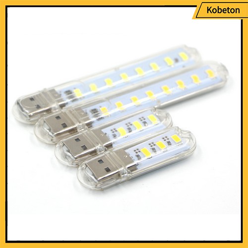 Lâmpada Led Noturna Portátil Usb 3 Led 8 Chaveiro Led 5v Lâmpada De Leitura De Mesa | Portable ...