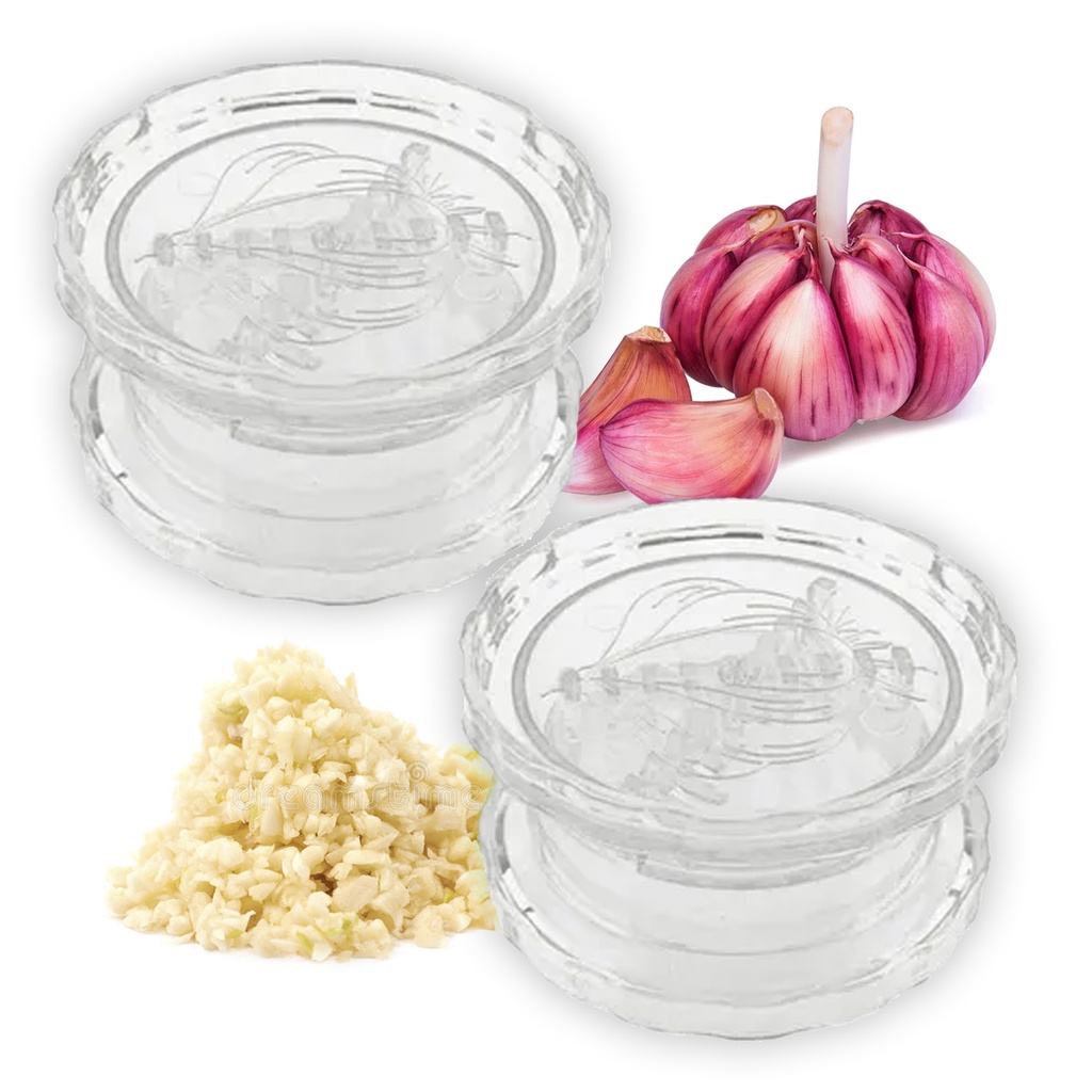 Kit Processador de Alho Manual Transparente de alimentos Original ...