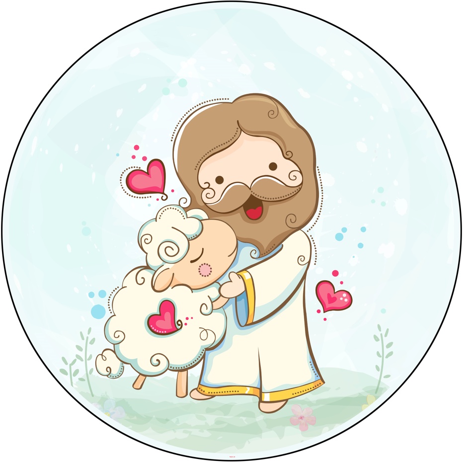 Painel De Festa Redondo Sublimado Em Tecido Tema Jesus | Shopee Brasil