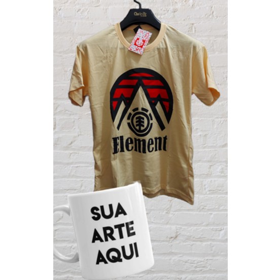 KIT CAMISETA ELEMENT + CANECA PERSONALIZADA | Shopee Brasil