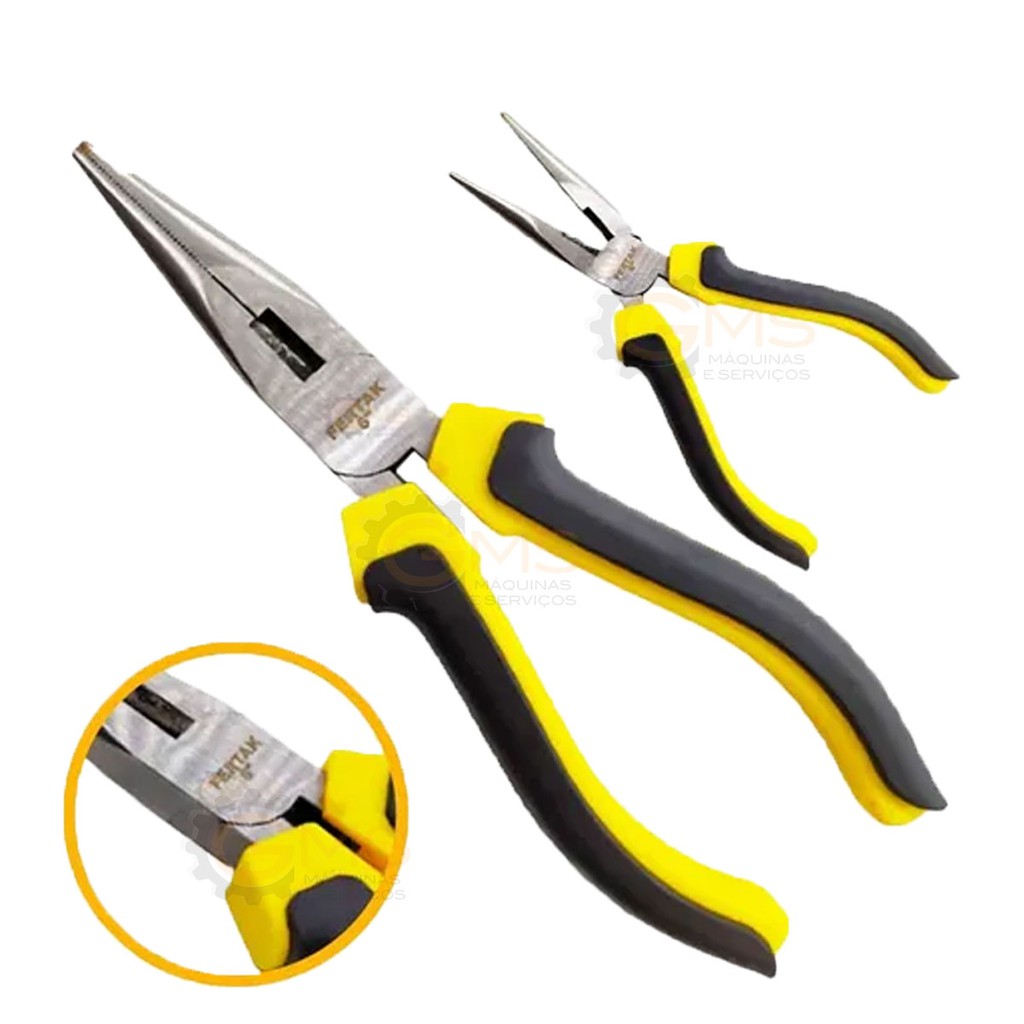 Alicate De Bico Meia Cana 6 Polegadas | Shopee Brasil