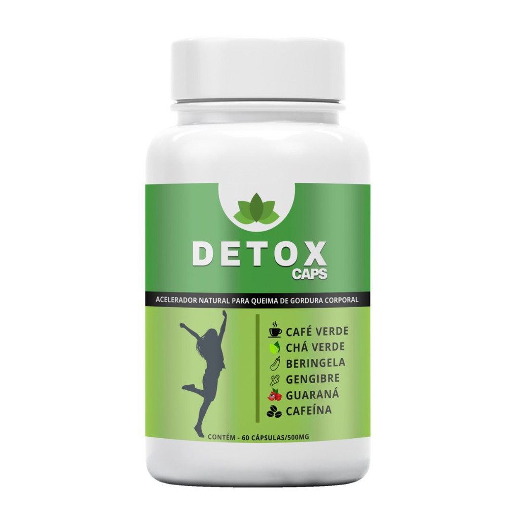 Detox Cáps 1 Pote 60 Cáps - Original | Shopee Brasil