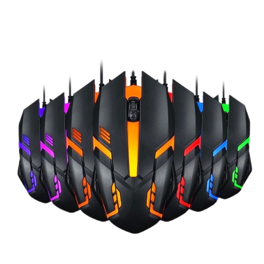 Mouse para Gamer com Fio X8 / 2400dpi Luz LED RGB B-MAX X-8 - Desconto ...