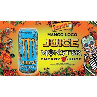 Monster ABSOLUTELY ZERO ULTRA MANGO LOCO KHAOS ENERGY GREEN ULTRA ...