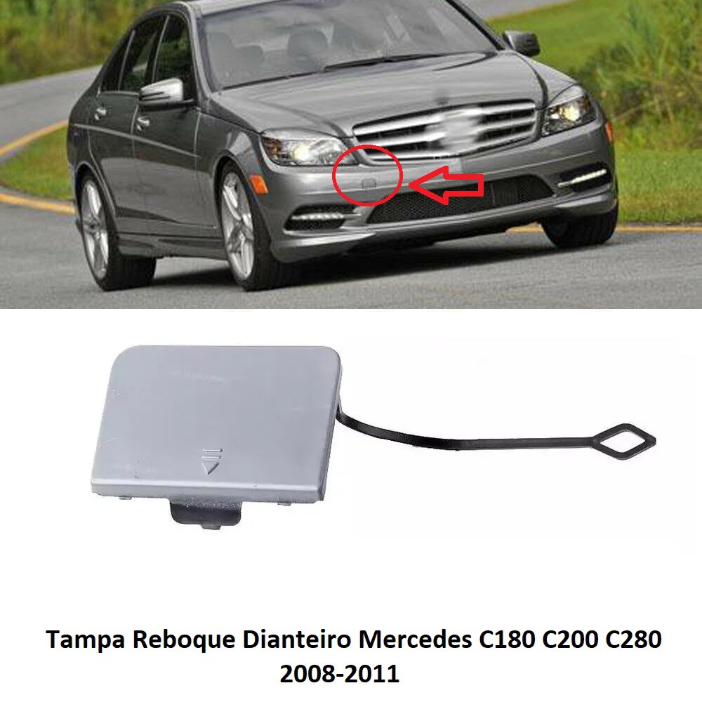 Tampa Reboque Dianteiro Mercedes C180 C200 C280 - 2008 2009 2010 2011 ...