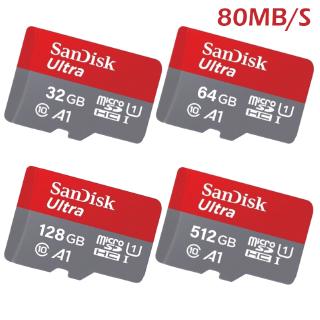 Cartão De Memória Micro Sd Sandisk Ultra A1 Classe 10 (100Mb / S 32gb / 64gb / 128gb / 512gb ...