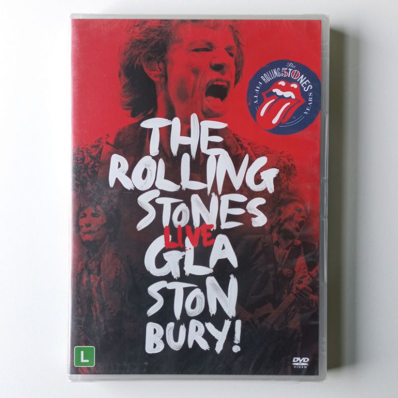 Dvd The Rolling Stones - Live Glastonbury - Novo Lacrado | Shopee Brasil