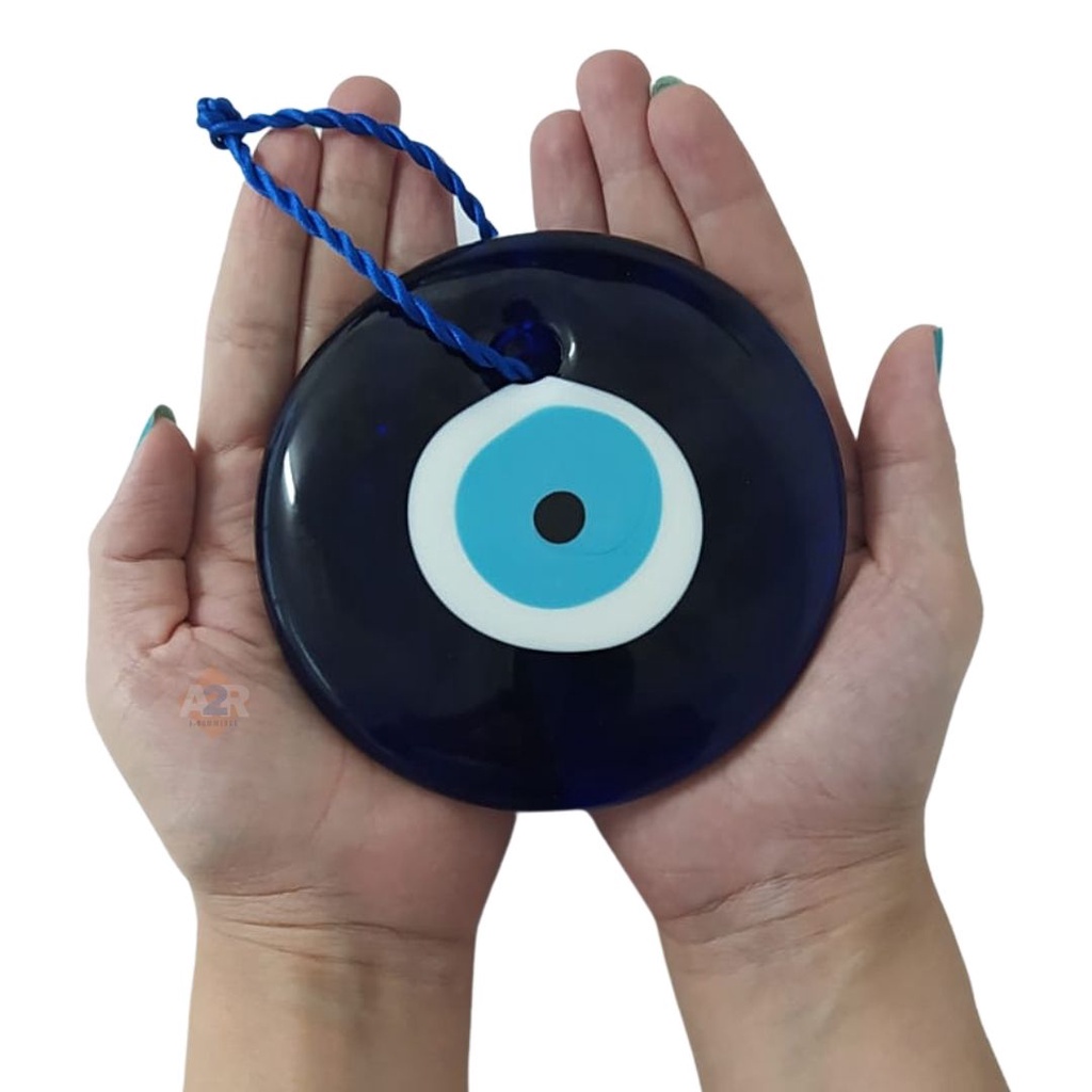 Olho Grego Murano Tamanho Médio De Vidro Amuleto Da Sorte 12cm | Shopee ...