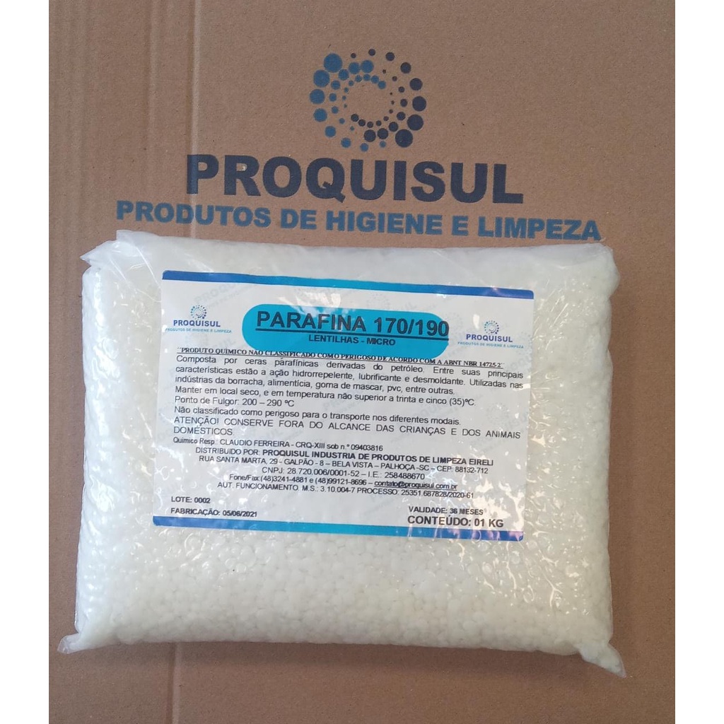 PARAFINA 170/190 LENTILHA MICRO | Shopee Brasil