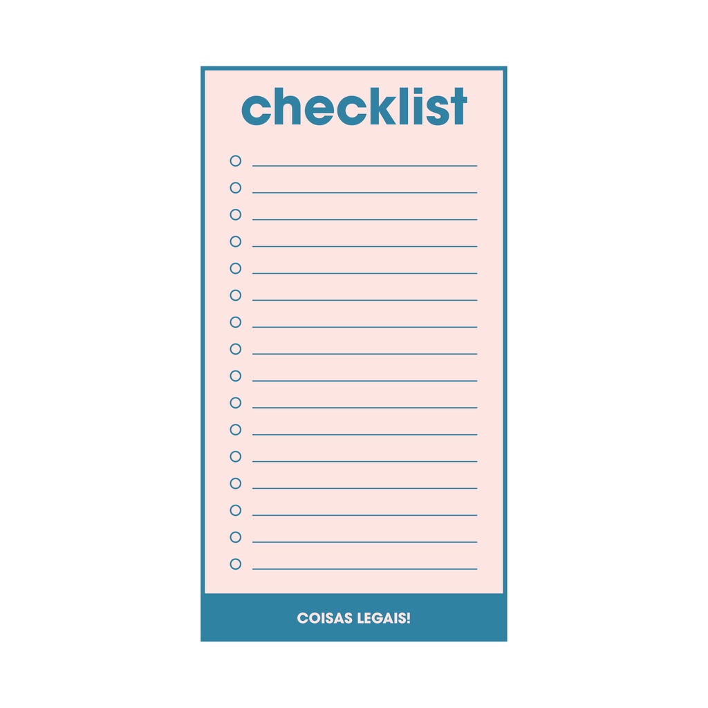 Bloco de Notas Checklist | Shopee Brasil