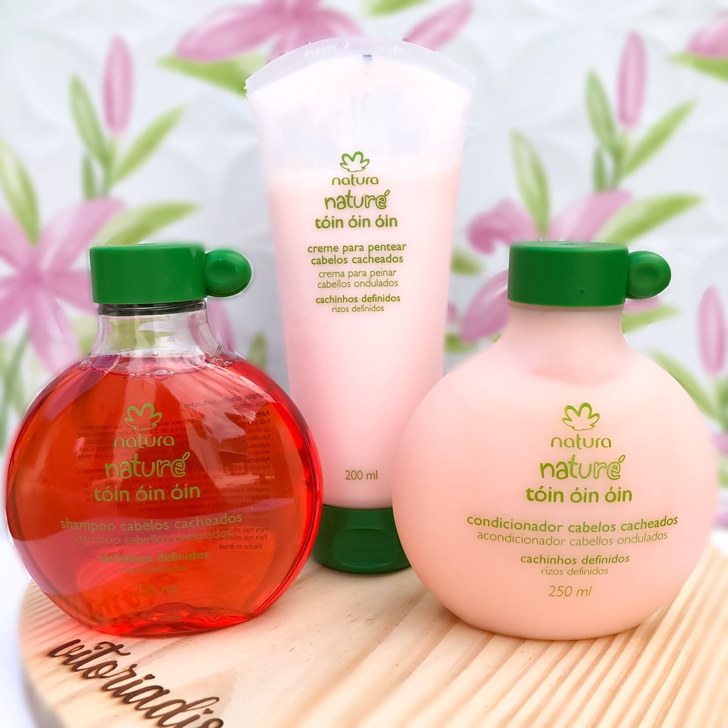 Linha Completa Refil Condicionador Shampoo e Creme de Pentear Tóin Óin ...