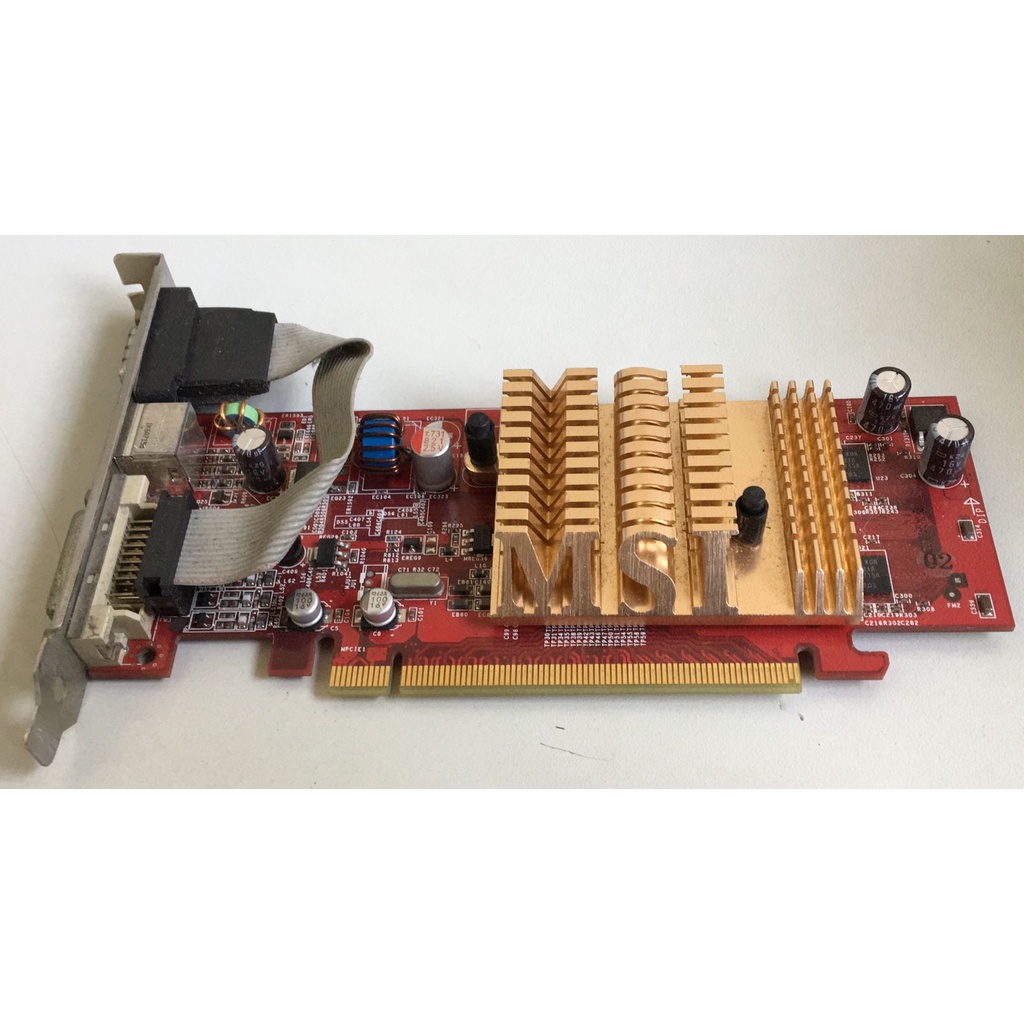 Placa De Vídeo Msi Rx1050 / Nx7300 128mb - Corre Que Ta Baratinho