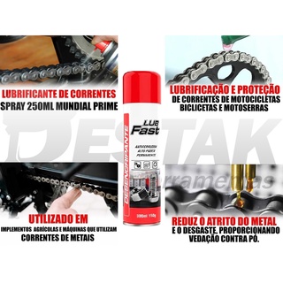 Kit 10 Desengripante Lubrificante Oleo Antiferrugem 300ml Lub Fast | Shopee Brasil