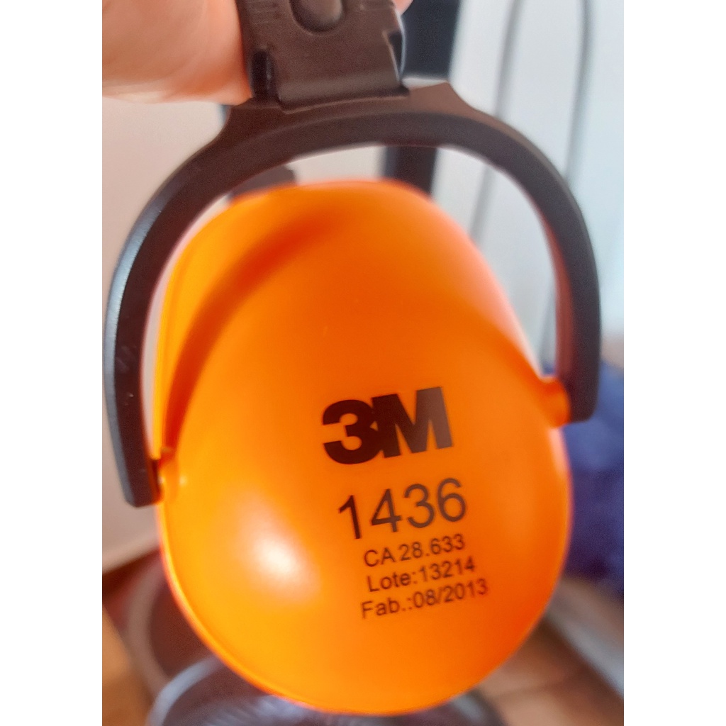 PROTETOR AUDITIVO 3M 1436 TIPO ABAFADOR | Shopee Brasil