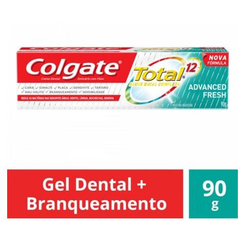 Pasta de Dente Colgate Total 12 Advanced Fresh com 90g | Shopee Brasil