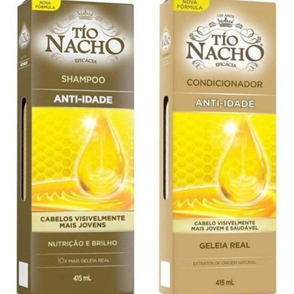 Tio Nacho Kit Anti-Idade Shampoo & Condicionador | Shopee Brasil