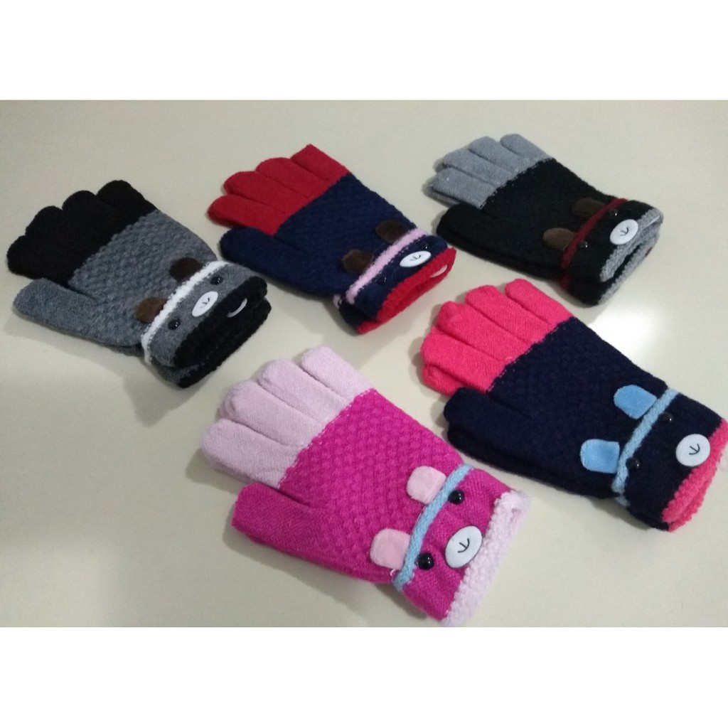 Luva Infantil Bichinhos Menina e Menino | Shopee Brasil