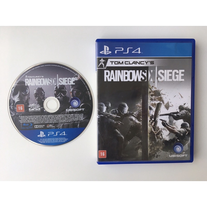 Rainbow Six Siege Mídia Física Original PS4 pronta entrega | Shopee Brasil
